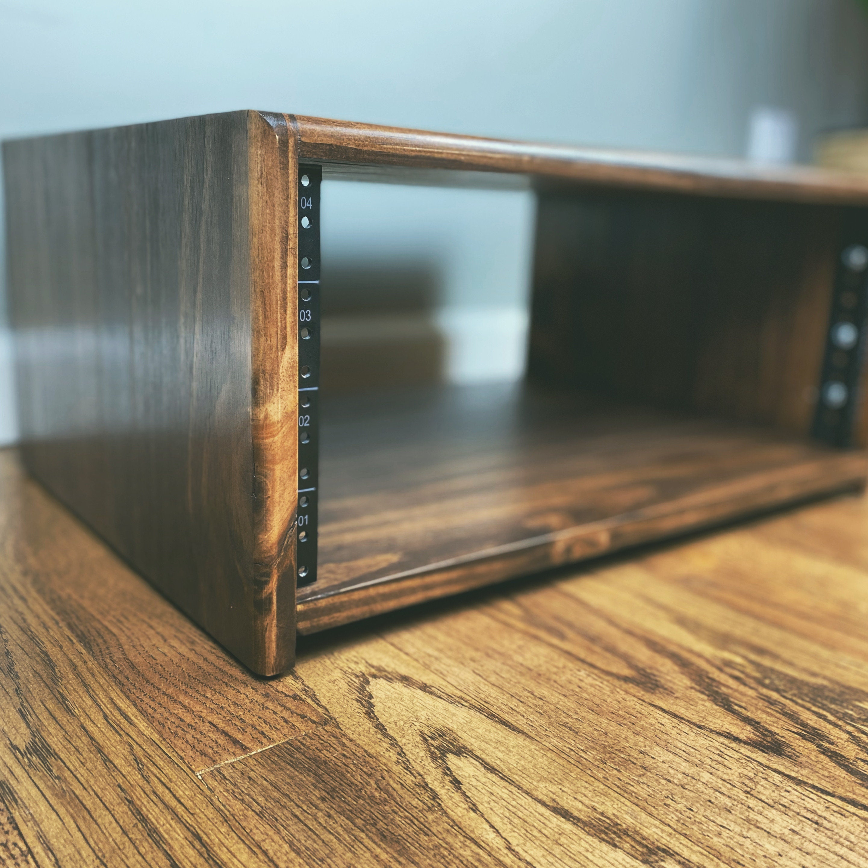 4U Studio Rack 15 Depth Solid Wood Customizable | Etsy