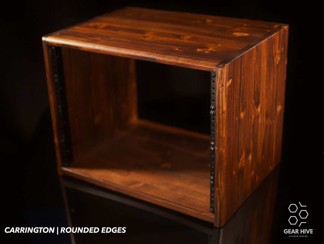 7U Studio Rack | 15" Depth | Solid Wood | Customizable - Etsy