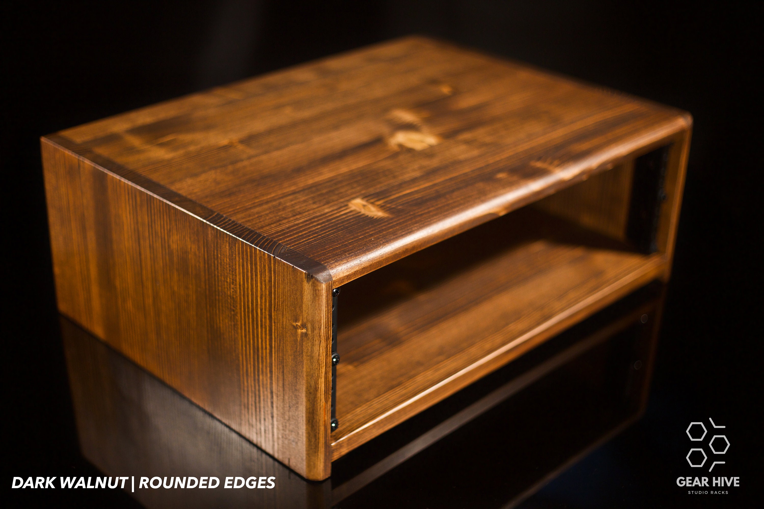 3U Studio Rack 15 Depth Solid Wood Customizable - Etsy