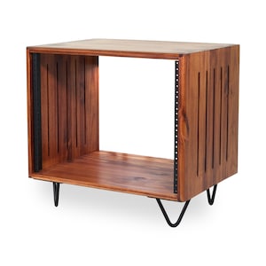 Studio Rack | 12" Depth | 4" Hairpin Legs | Solid Wood | Vents - Etsy