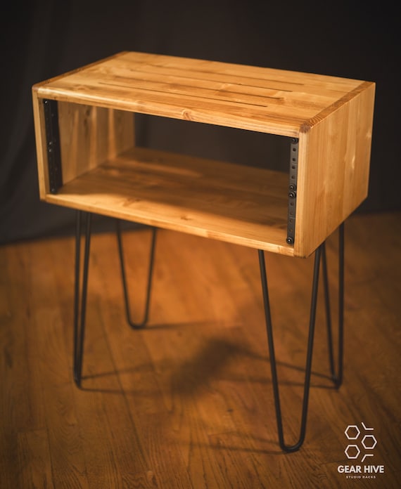 Studio Rack 12 Depth 16 Hairpin Legs Solid Wood - Etsy