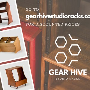 Dual Bay Slanted Studio Rack - Etsy