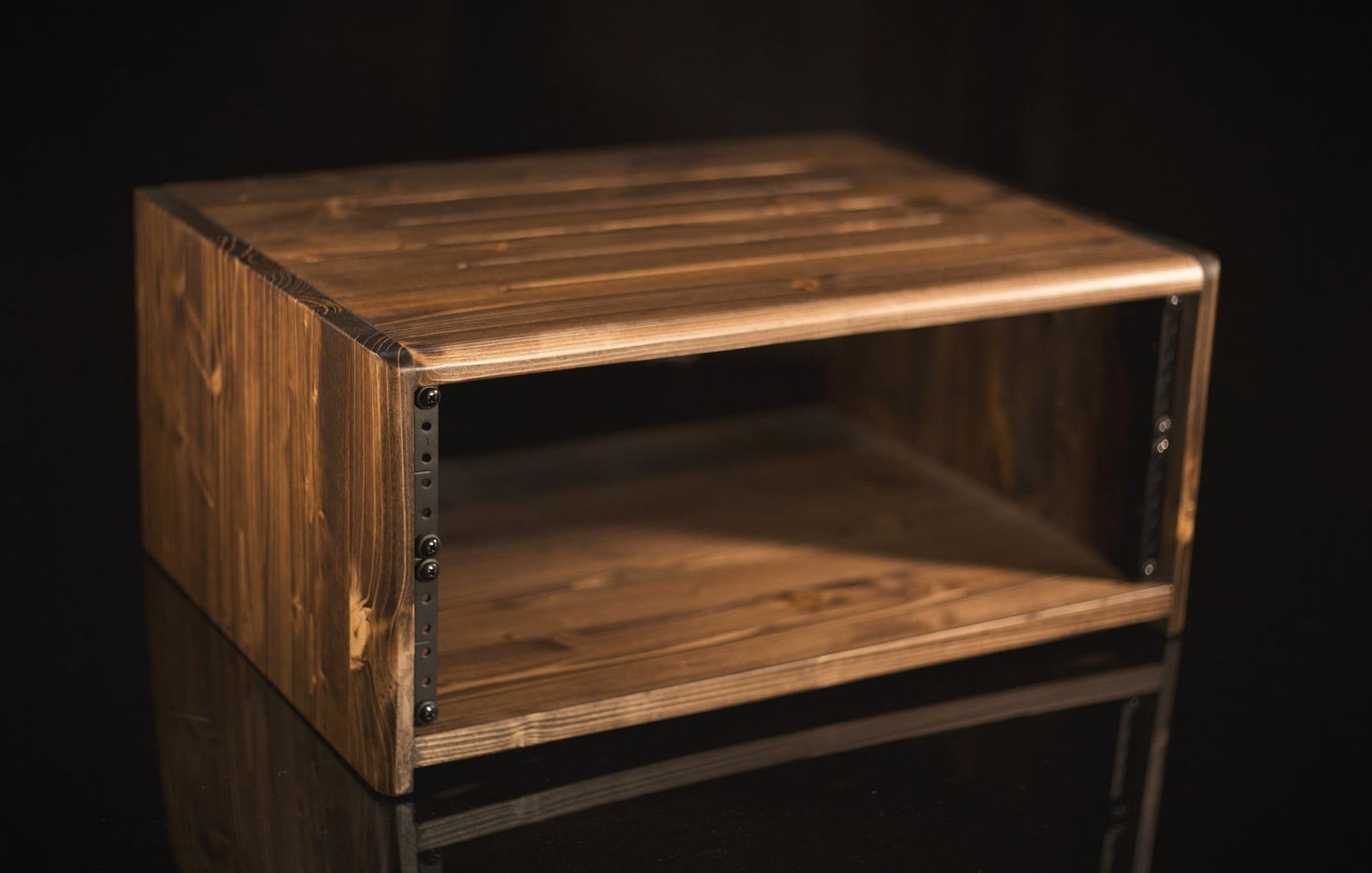 4U Studio Rack 15 Depth Solid Wood Customizable - Etsy