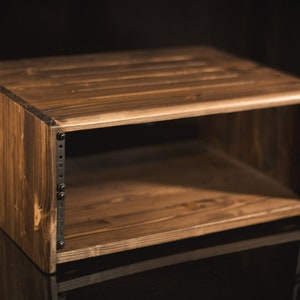 4U Studio Rack 15 Depth Solid Wood Customizable - Etsy