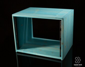 4U Studio Rack 15 Depth Solid Wood Customizable | Etsy UK