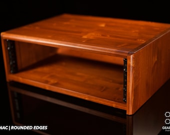 4U Studio Rack 15 Depth Solid Wood Customizable | Etsy