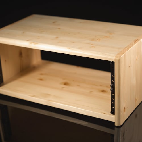 4U Studio Rack 15 Depth Solid Wood Customizable - Etsy