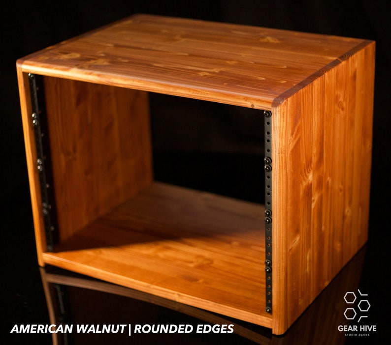 8U Studio Rack | 15" Depth | Solid Wood | Customizable - Etsy