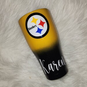 Personalized Pittsburgh Steelers Tumbler - Etsy