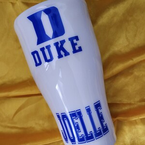 Personalized Duke Blue Devils Tumbler - Etsy
