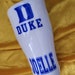 Personalized Duke Blue Devils Tumbler - Etsy