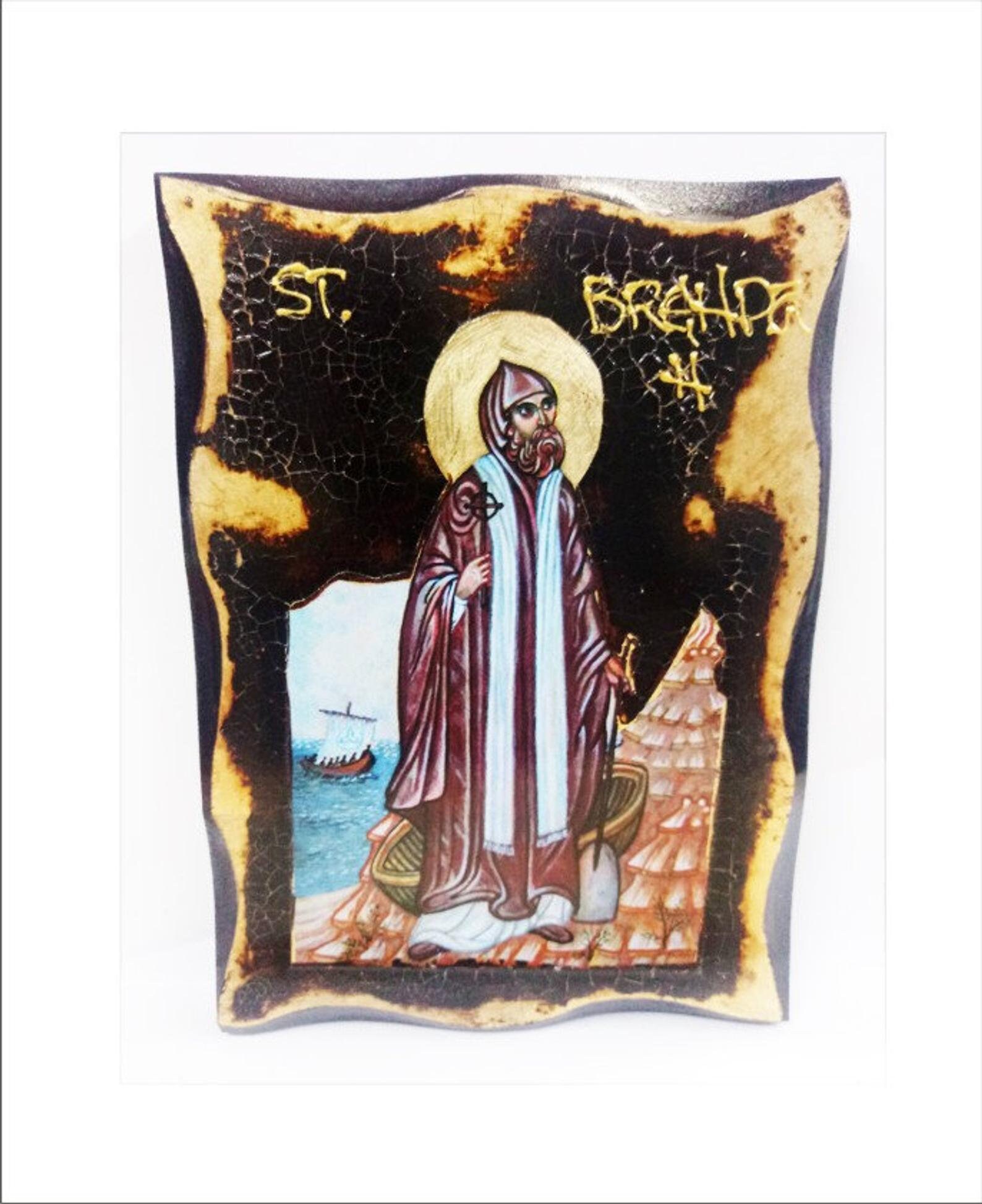 Saint Brendan the Navigator Saint Brendan of Clonfert Saint | Etsy