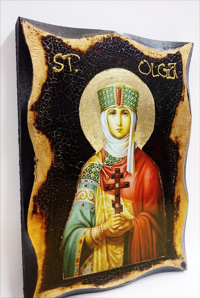 Saint Olga Olga of Kiev Olga Von Kiew Santa Olga - Etsy Australia