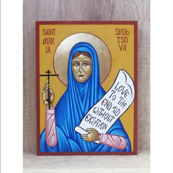 Icon of Maria of Paris - Etsy