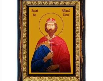 Alfred the Great Icon - Etsy