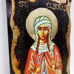 Santa Claudia Saint Claudia Saint Claudia of Amiso - Etsy