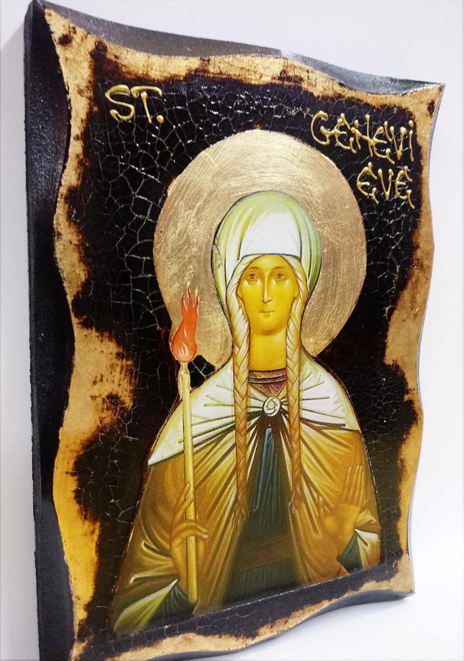 Saint Genevieve Genoveva Von Paris Santa Genovefa Handmade - Etsy UK