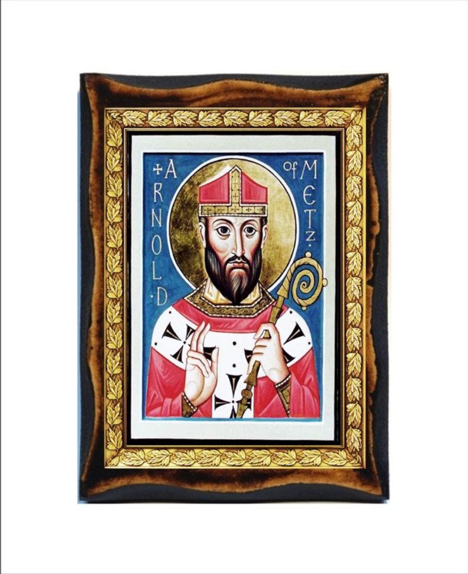 Saint Arnulf of Metz Saint Arnold of Metz Arnulf Von Metz - Etsy