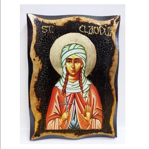 Santa Claudia Saint Claudia Saint Claudia of Amiso - Etsy
