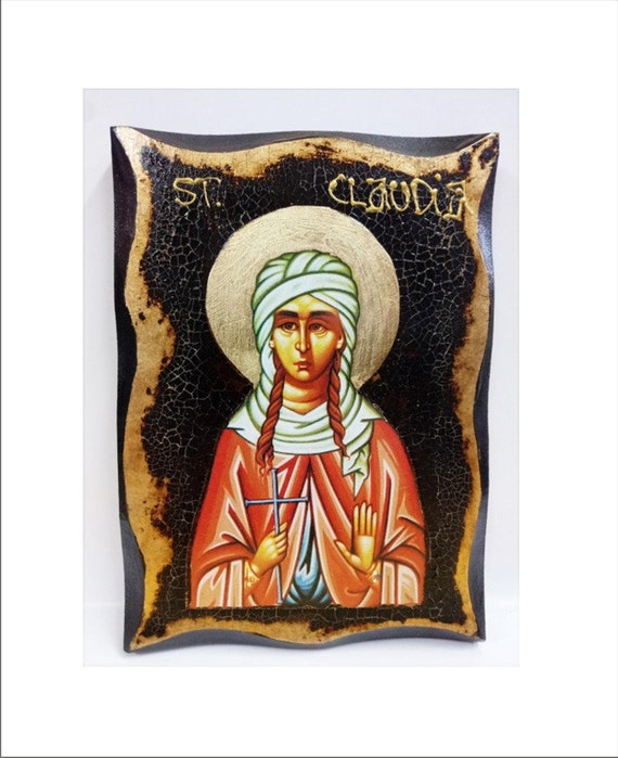 Santa Claudia Saint Claudia Saint Claudia of Amiso | Etsy