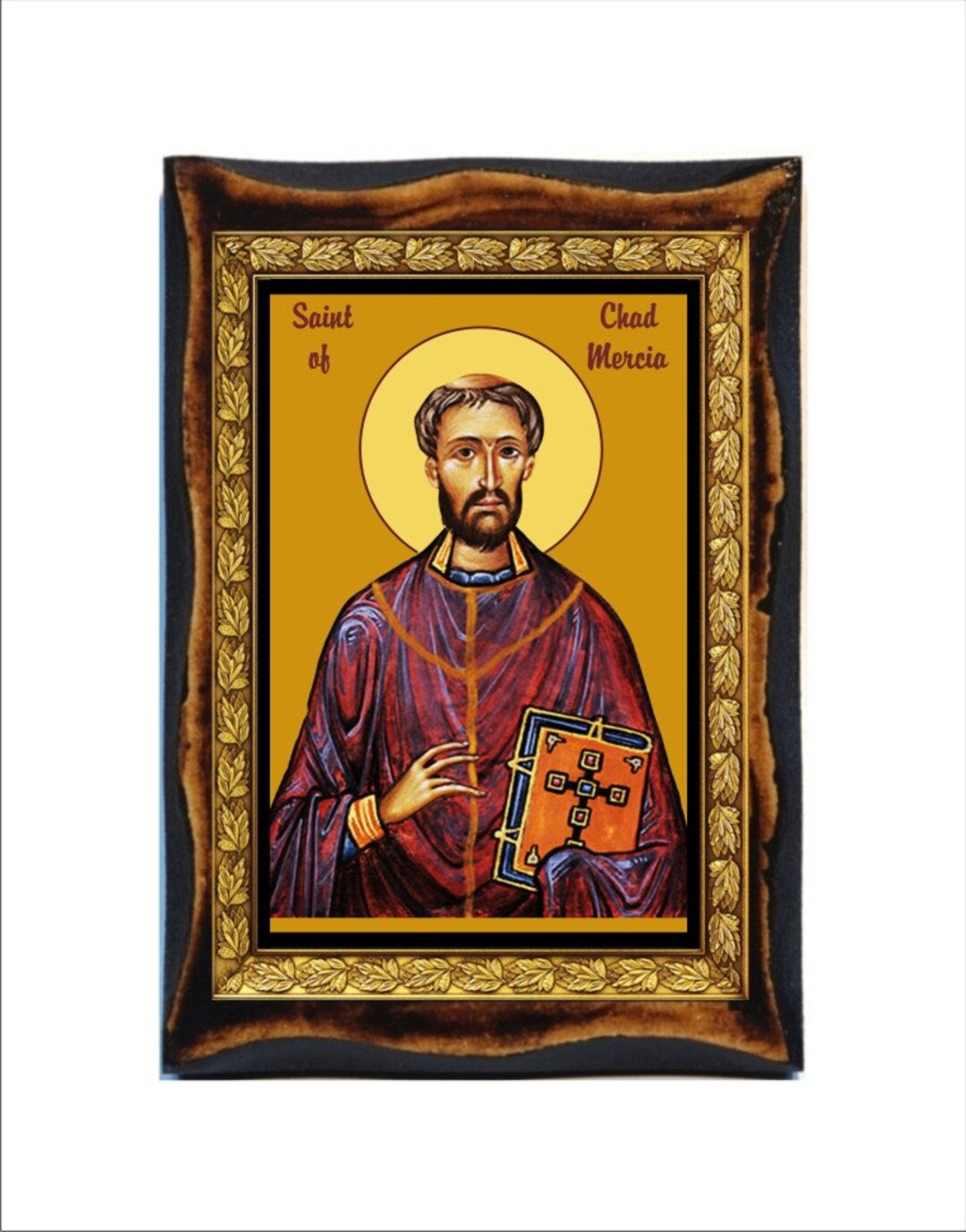 Chad of Mercia Saint Chad Chad De Mercie San Chad Chad - Etsy