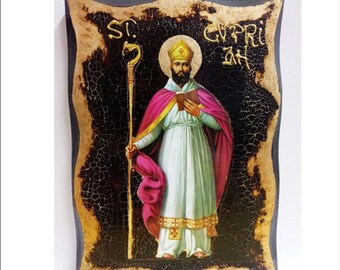 Saint Cyprian of Carthage Print - Etsy