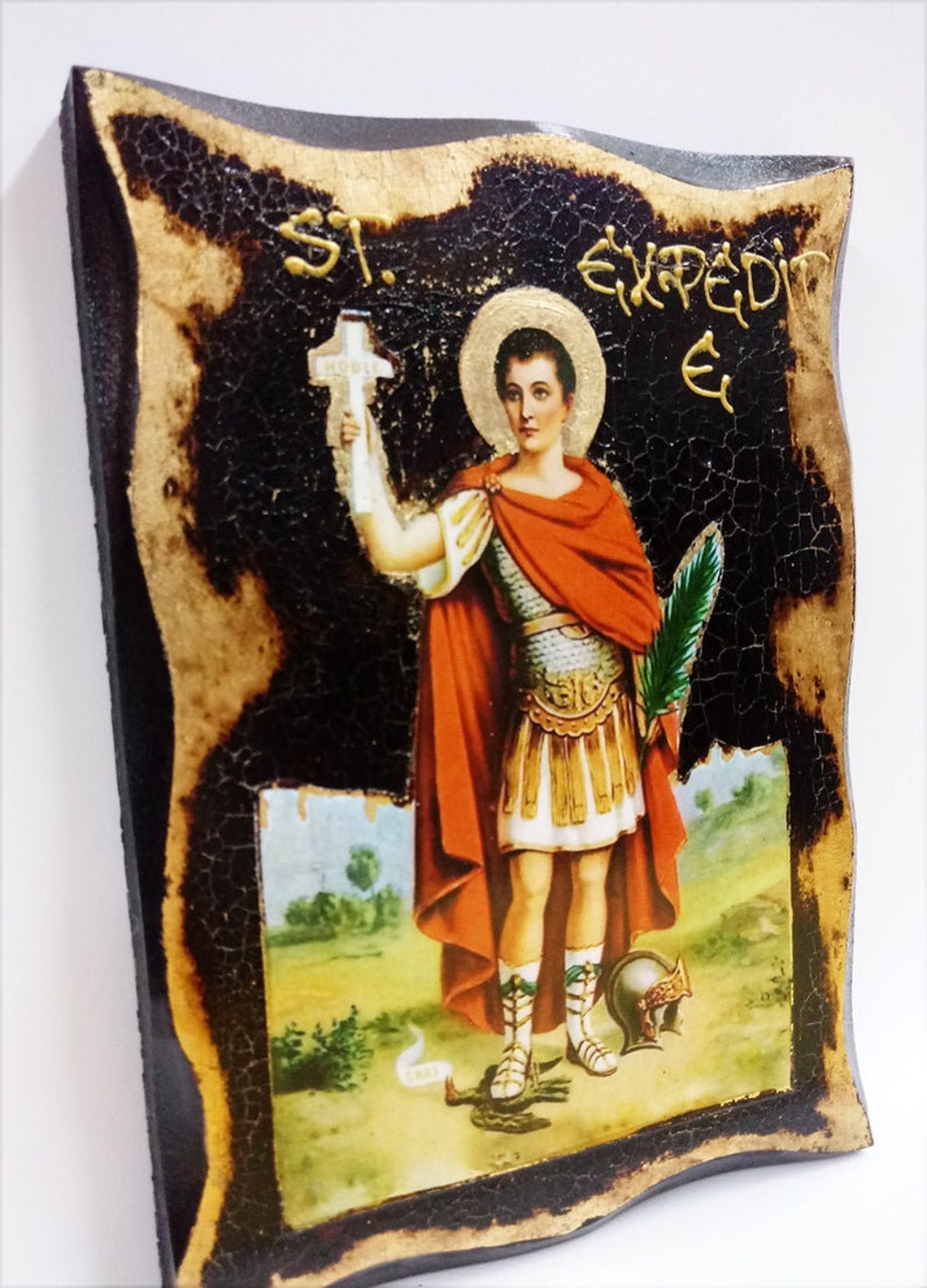 Saint Expeditus Saint Expedite Saint Expédit espedito Di - Etsy