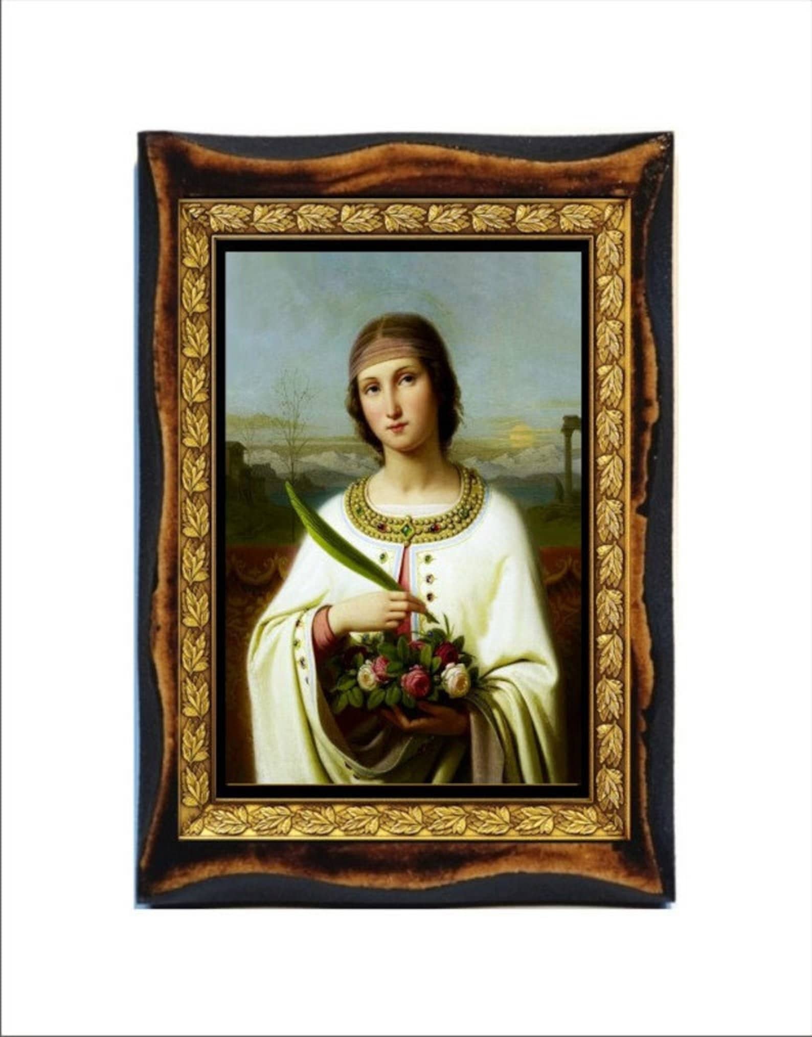 Saint Dorothy of Caesarea Dorothea of Caesarea Santa - Etsy