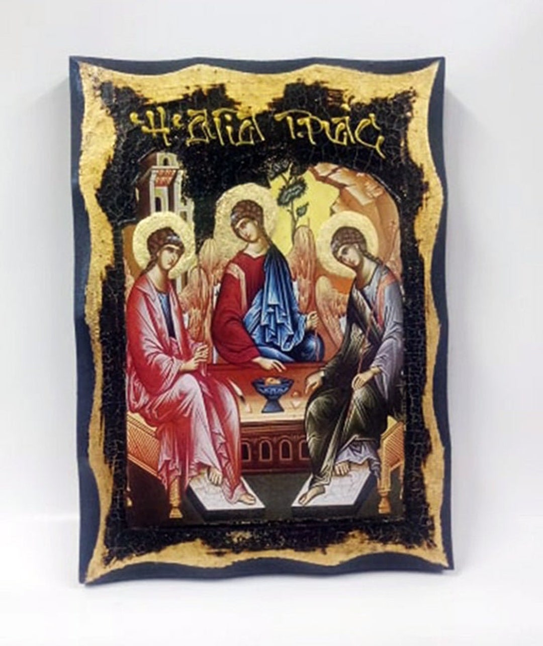 Holy Trinity the Trinity Icône De La Trinité Trinità - Etsy