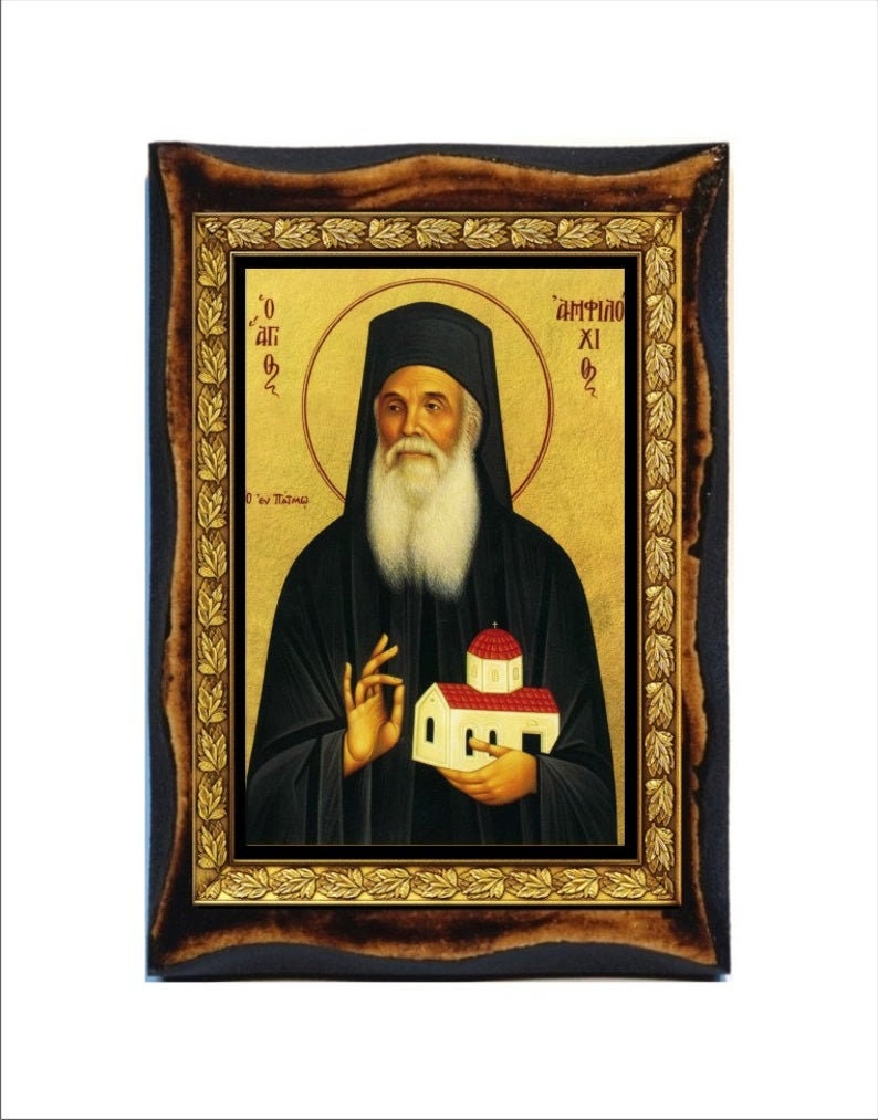 Elder Amphilochios of Patmos Saint Amphilochios Amfilohie - Etsy