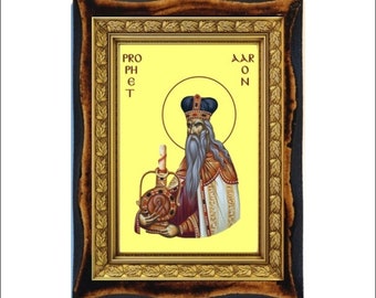 Orthodox Icon Aaron the High Priest - Etsy
