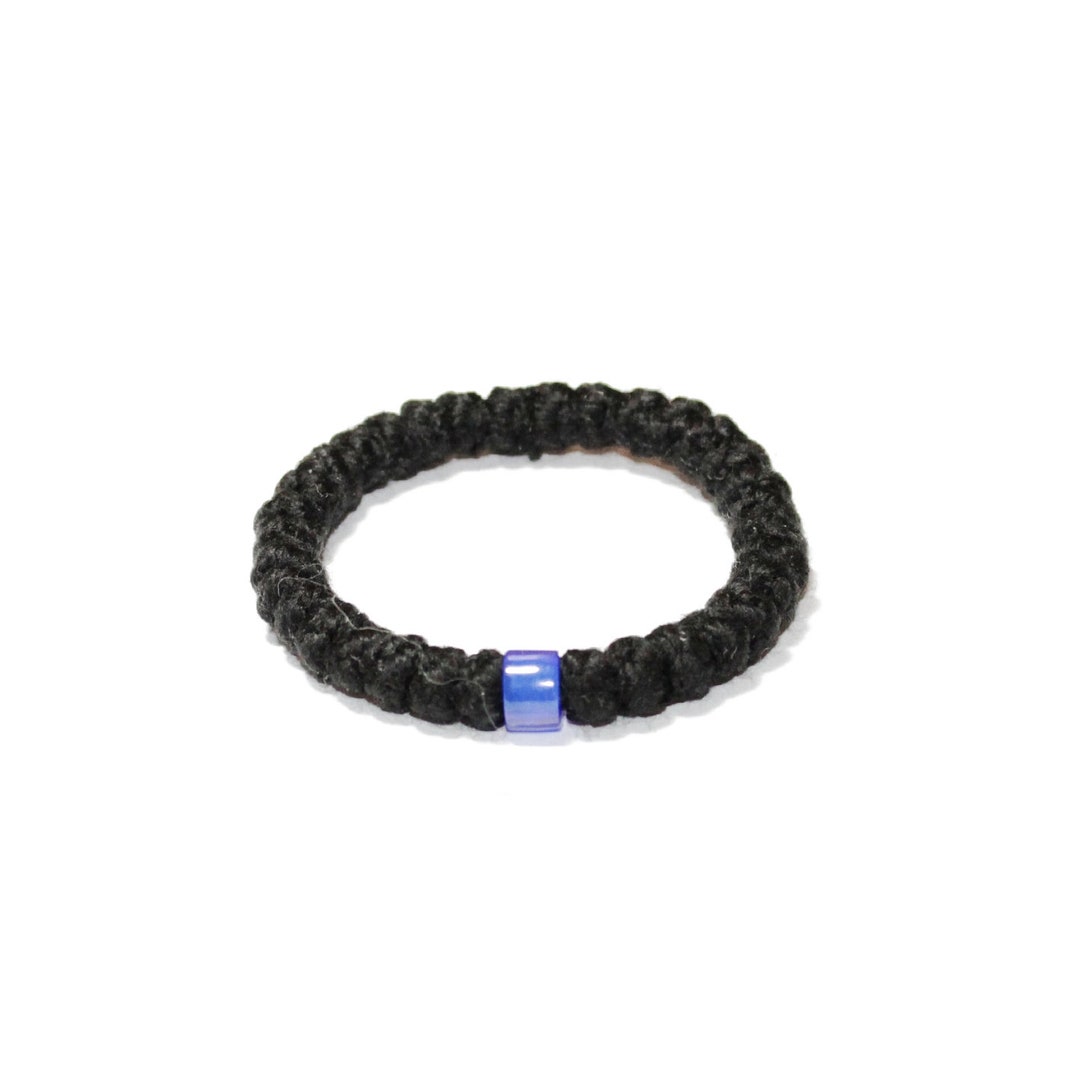 Prayer Rope 33 Knots Wool Blue Bead With Holy Myrrh Authentic Prayer ...