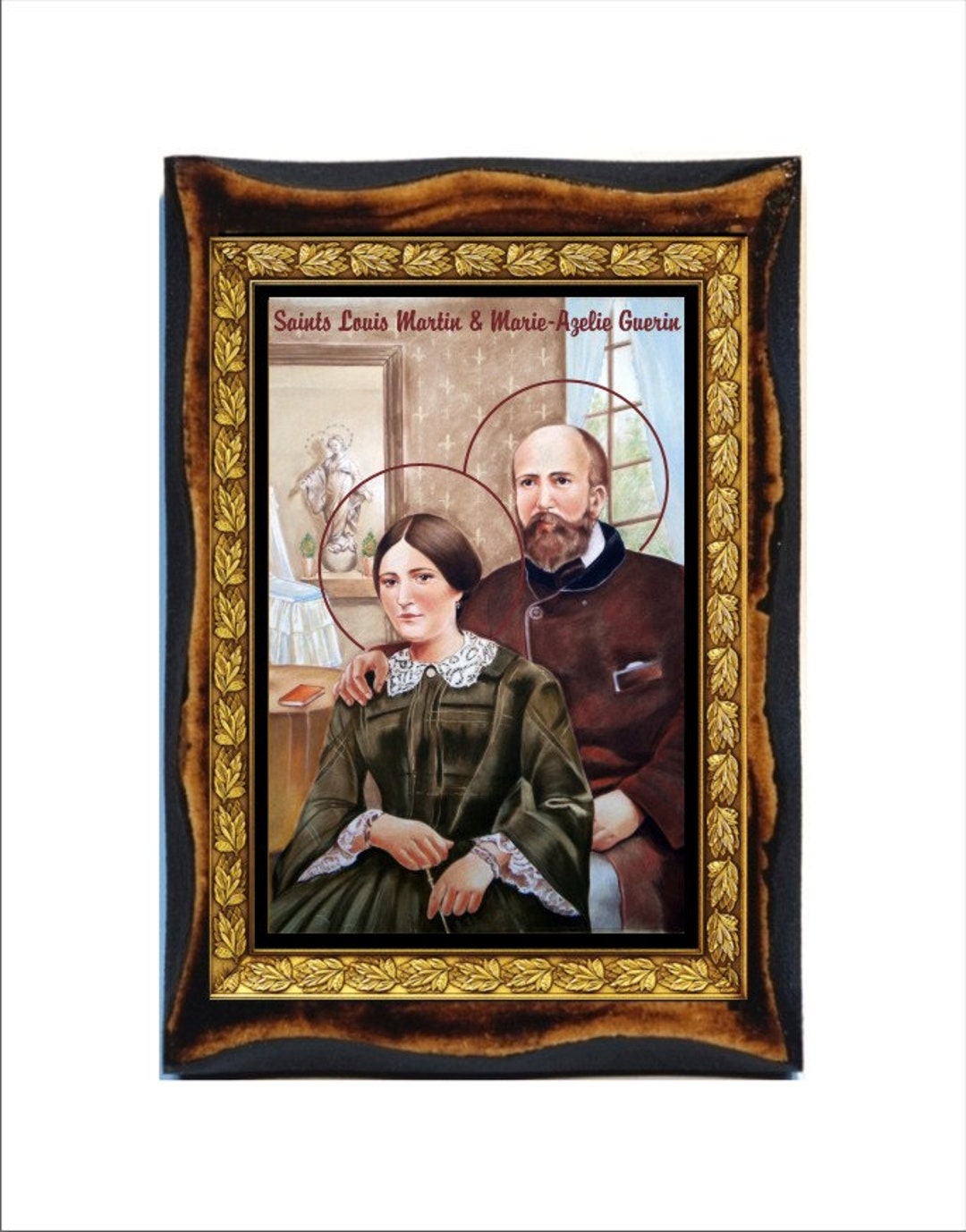 Louis Martin y Marie-Azélie Guérin Louis et Zélie Martin - Etsy España