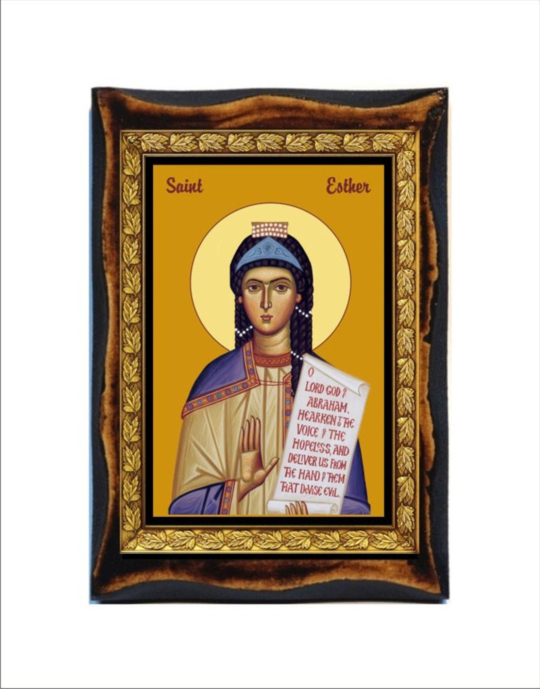 Saint Esther the Queen Saint Esther Sainte Esther Santa - Etsy