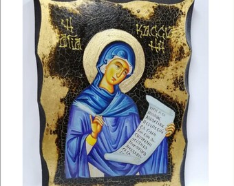 Saint Kassia Icon | Etsy