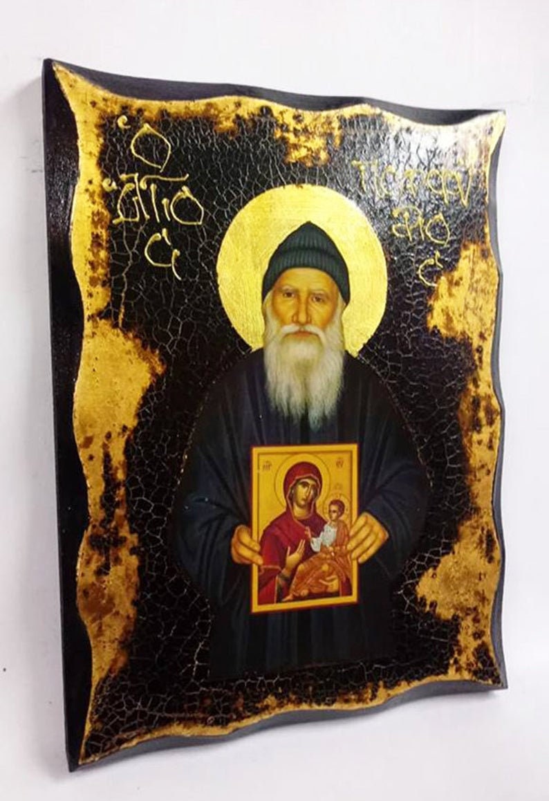 Elder Porphyrios Saint Porphyrios Порфирий Кавсокаливит | Etsy