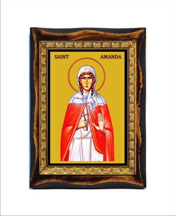 Saint Amanda Santa Amanda Sainte Amanda Amanda Handmade | Etsy