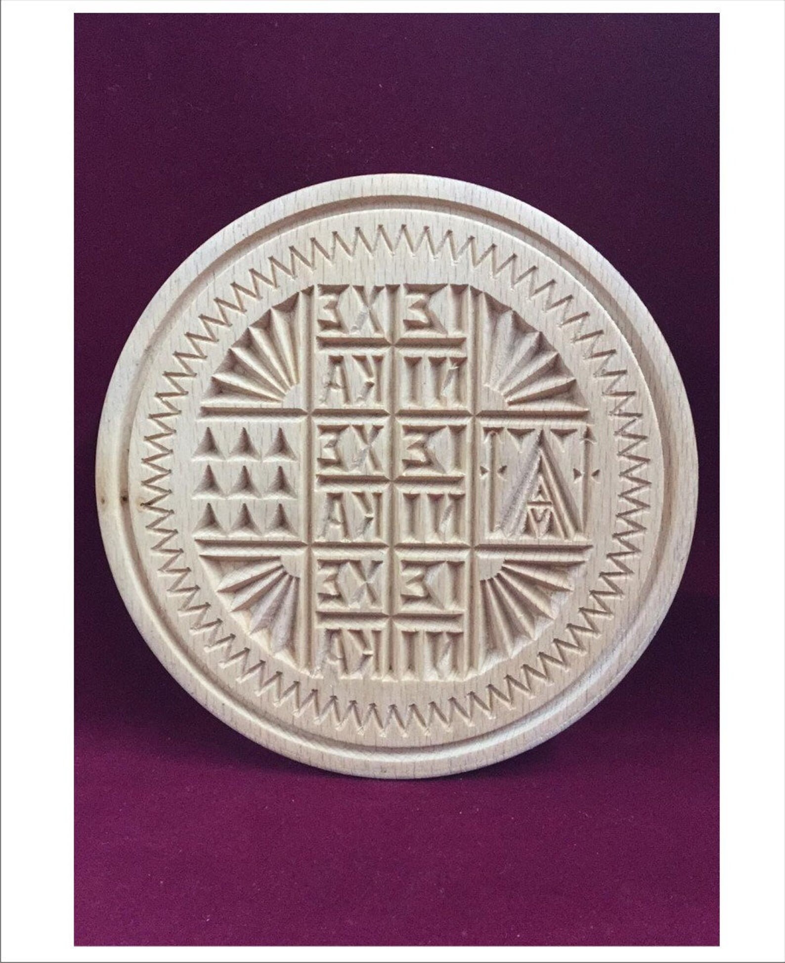 Holy Prosphora Stamp 17cm 6.692inc Prosphora Bread IC XC - Etsy