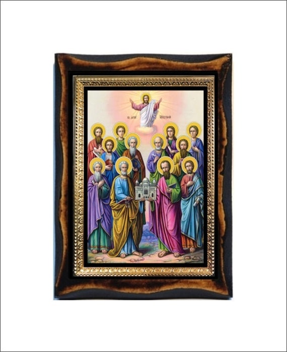 Twelve Apostles the Twelve Disciples Handmade Wood Icon on | Etsy