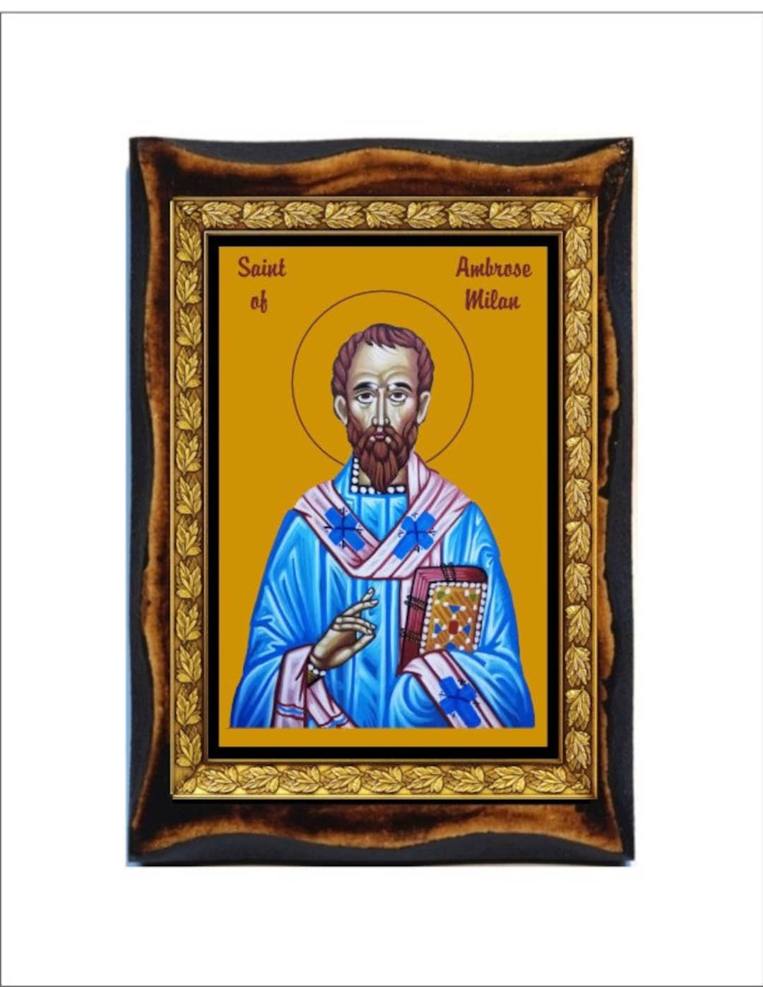 Saint Ambrose Aurelius Ambrosius Santa Ambrogio Ambrosius Von Mailand ...