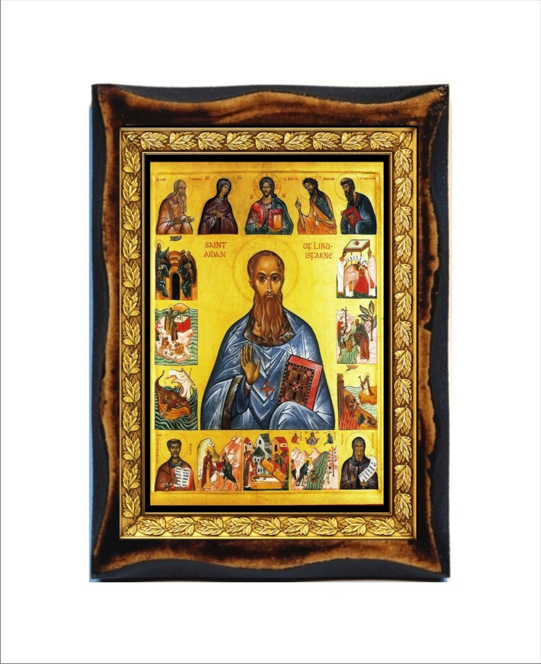 Saint Aidan Saint Áedán San Aidan Santo Aidano Santo Edano Aidan Von ...