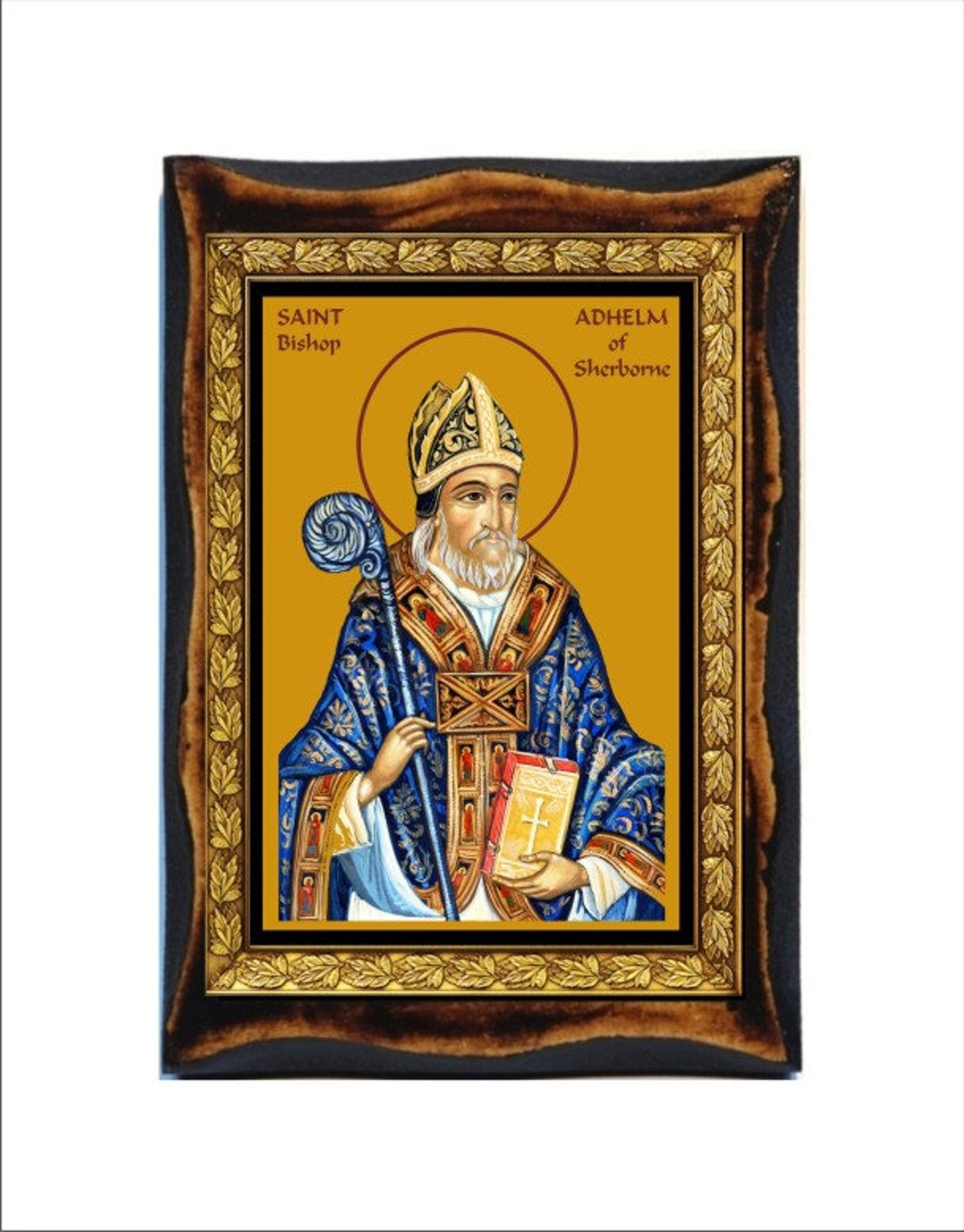 Saint Aldhelm Santo Aldelmo San Aldhelmo Aldhelm von - Etsy France