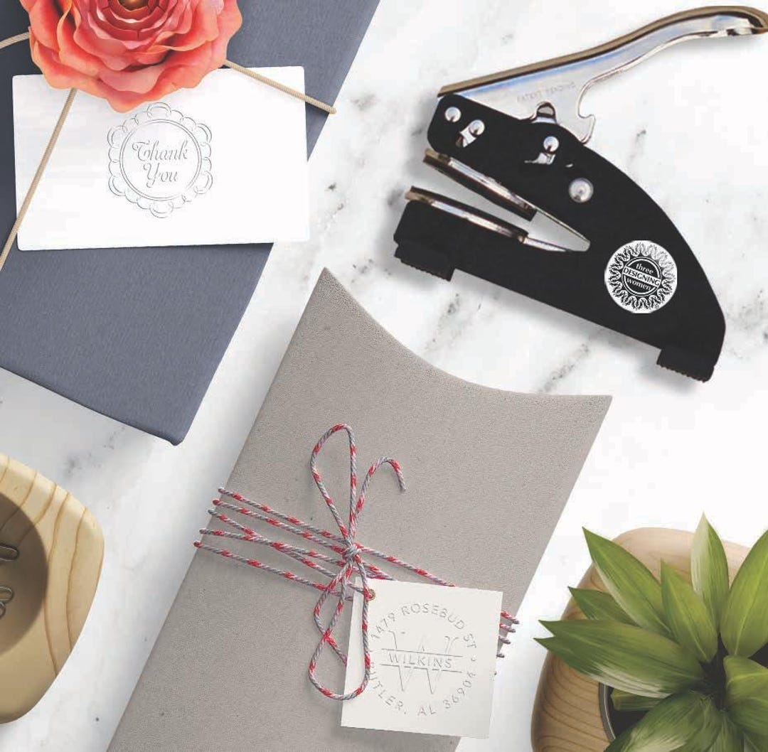 Custom Return Address Embosser by Three Designing Women-personalized ...