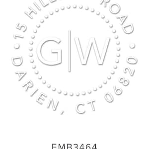Custom Return Address Embosser by Three Designing Women-personalized ...