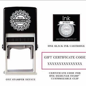 Custom Self-inking Address Stamp Gift Set: 8 Designs, Free Ink - Etsy