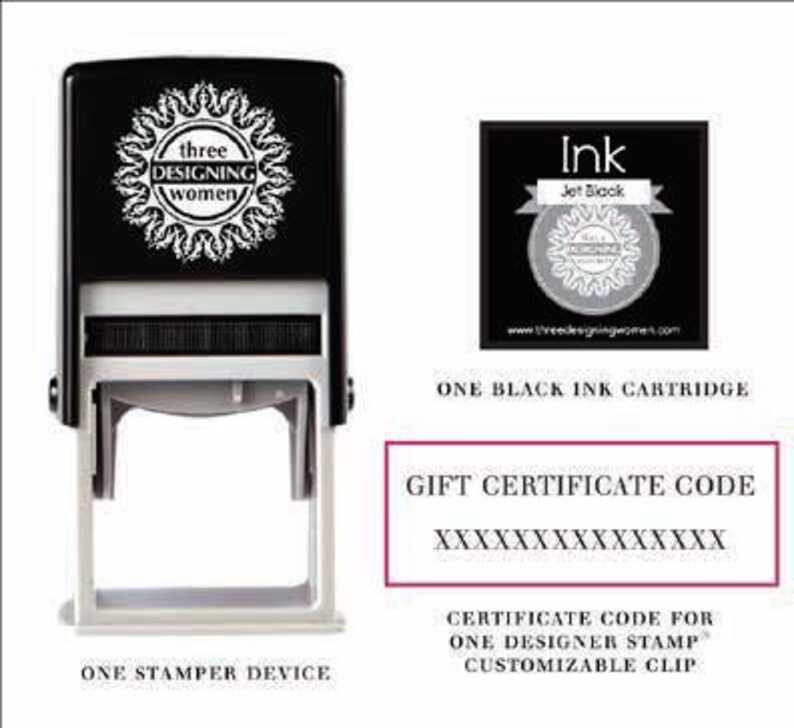 Custom Self-inking Address Stamp- Gift Set by Three Designing Women ...