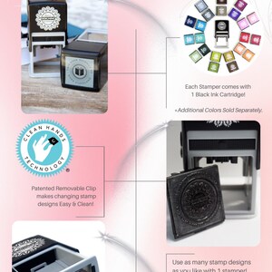 Custom Self-inking Address Stamp Gift Set: 8 Designs, Free Ink - Etsy