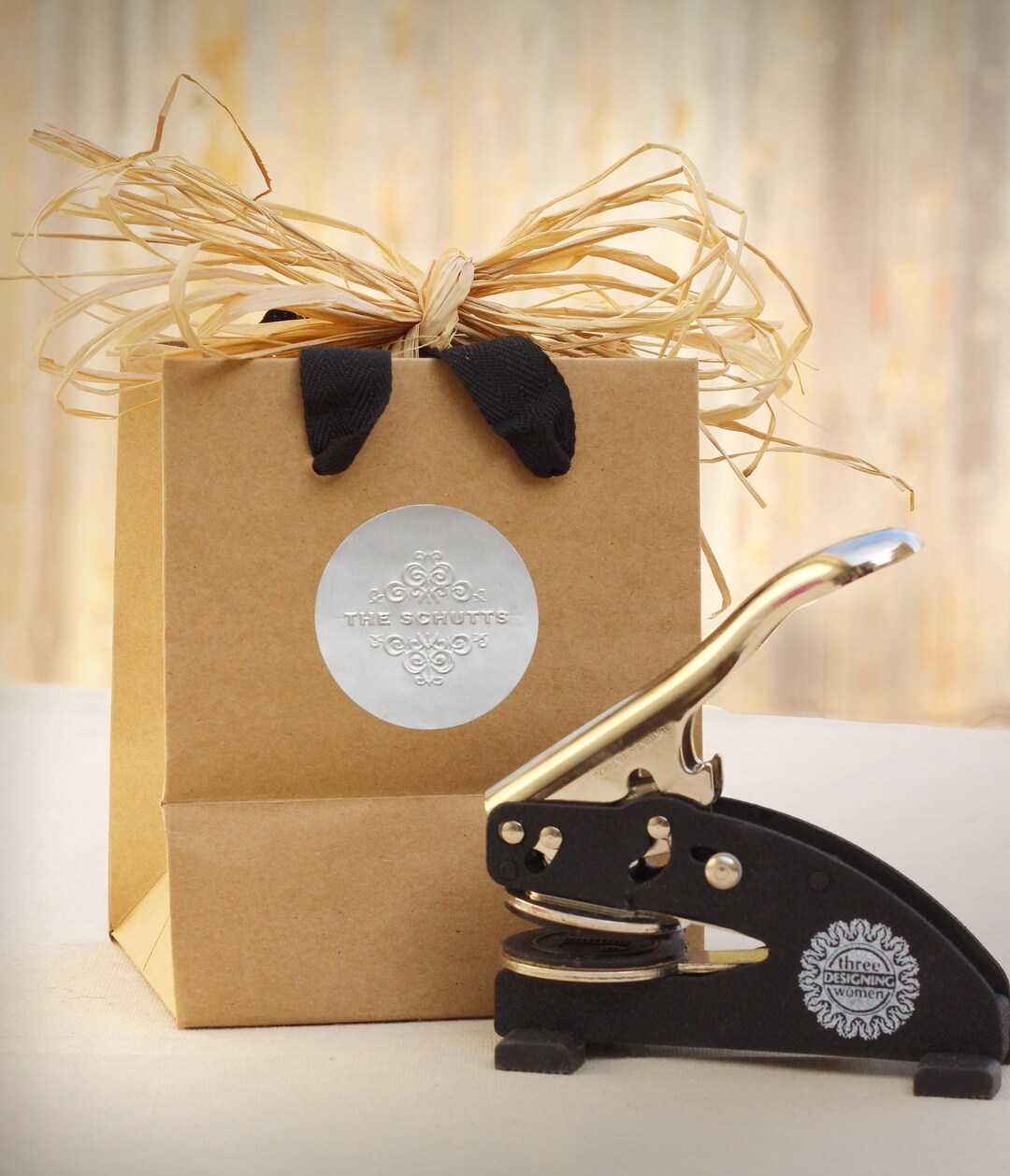 Custom Embosser Gift Box Set With Certificate Redeemable at Three ...