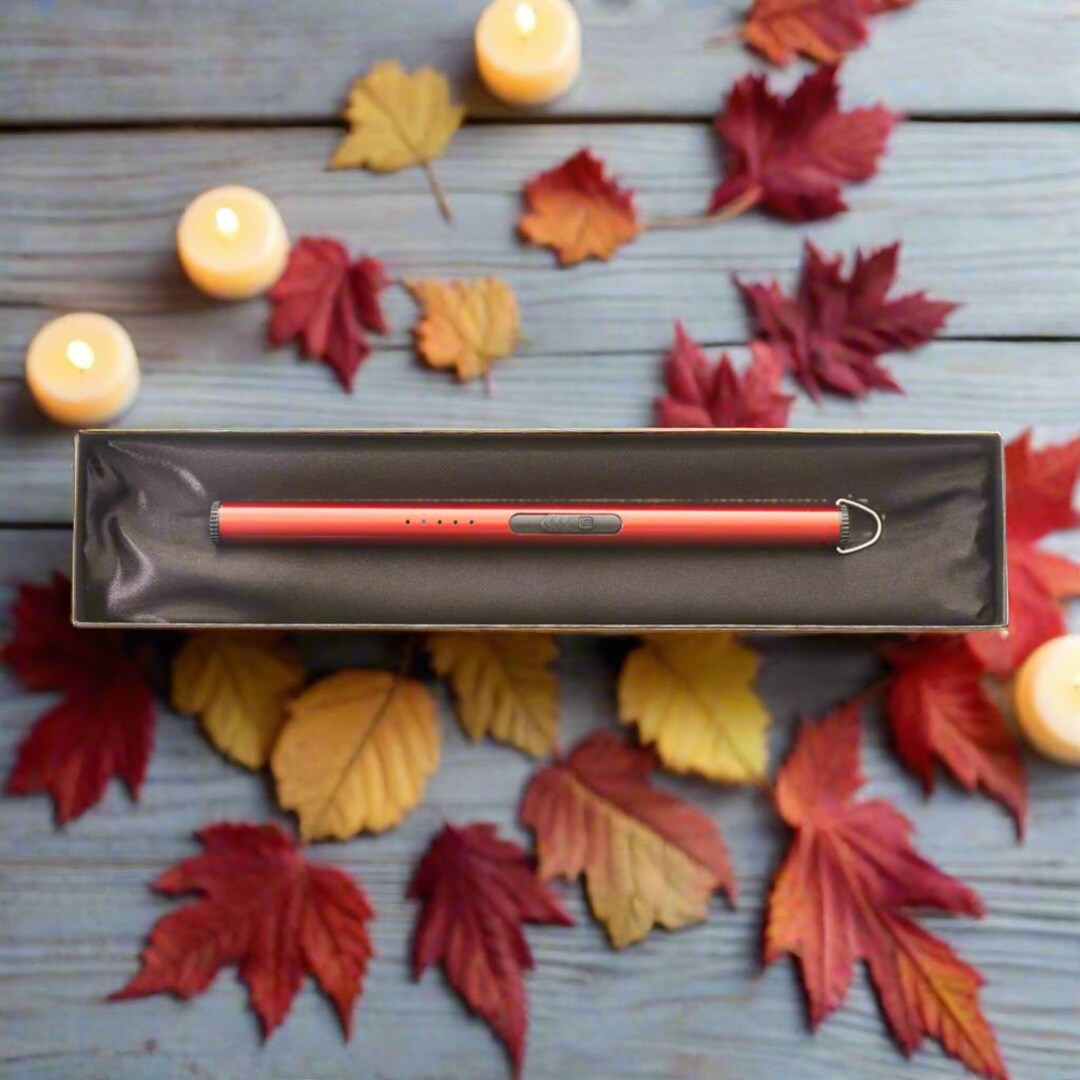 Personalized Flameless Cylinder Lighter Windproof reusable eco-friendly ...