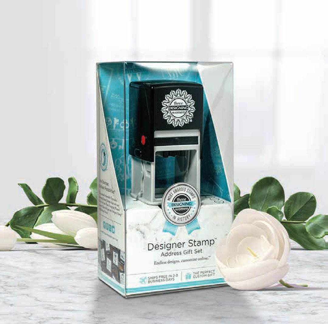 Custom Self-inking Stamp Gift Set or Replacement Stamp Plate by Three ...